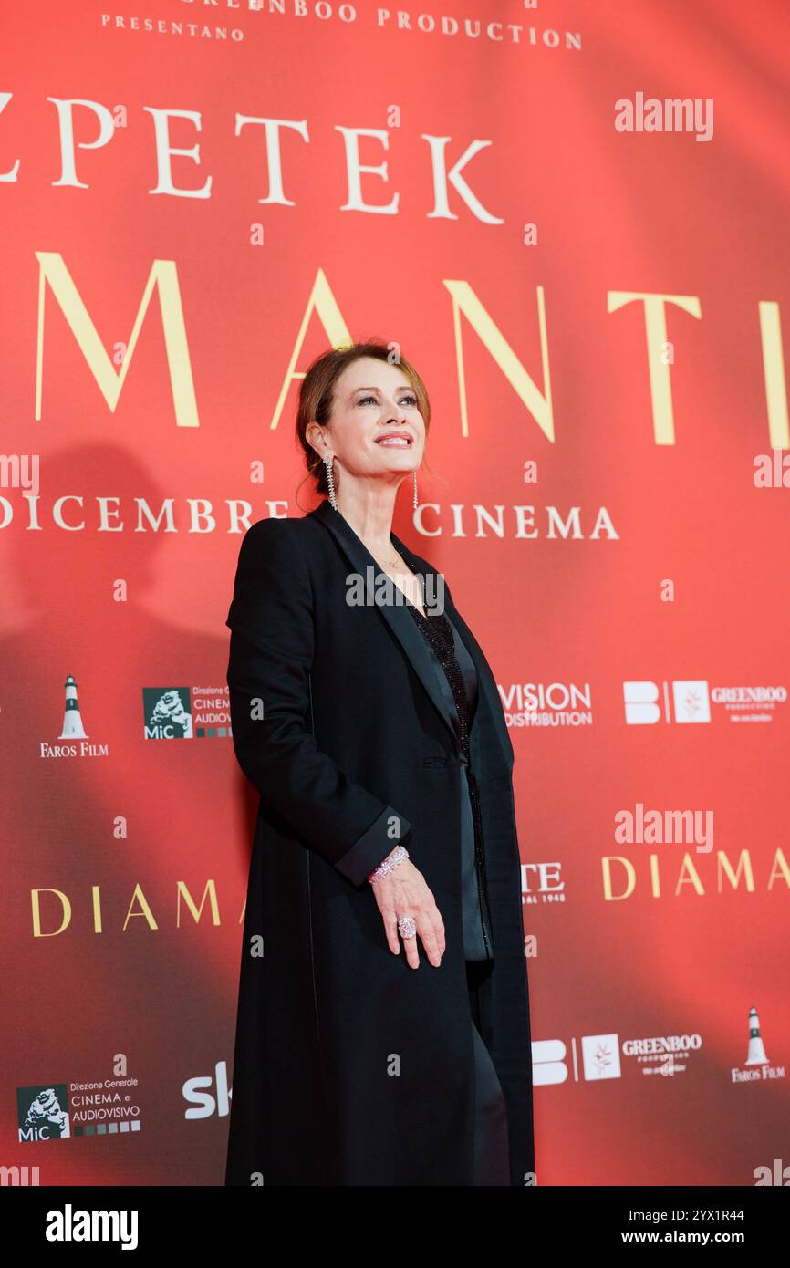 ROME, ITALY - DECEMBER 12: Elena Sofia Ricci attends "Diamanti" Premiere at The Space Cinema ...