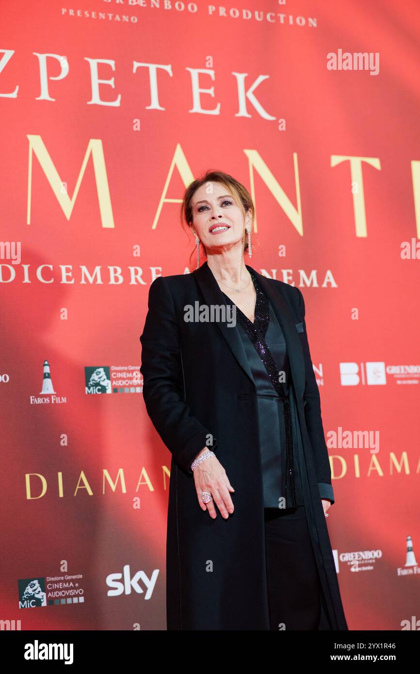 ROME, ITALY - DECEMBER 12: Elena Sofia Ricci attends "Diamanti" Premiere at The Space Cinema ...