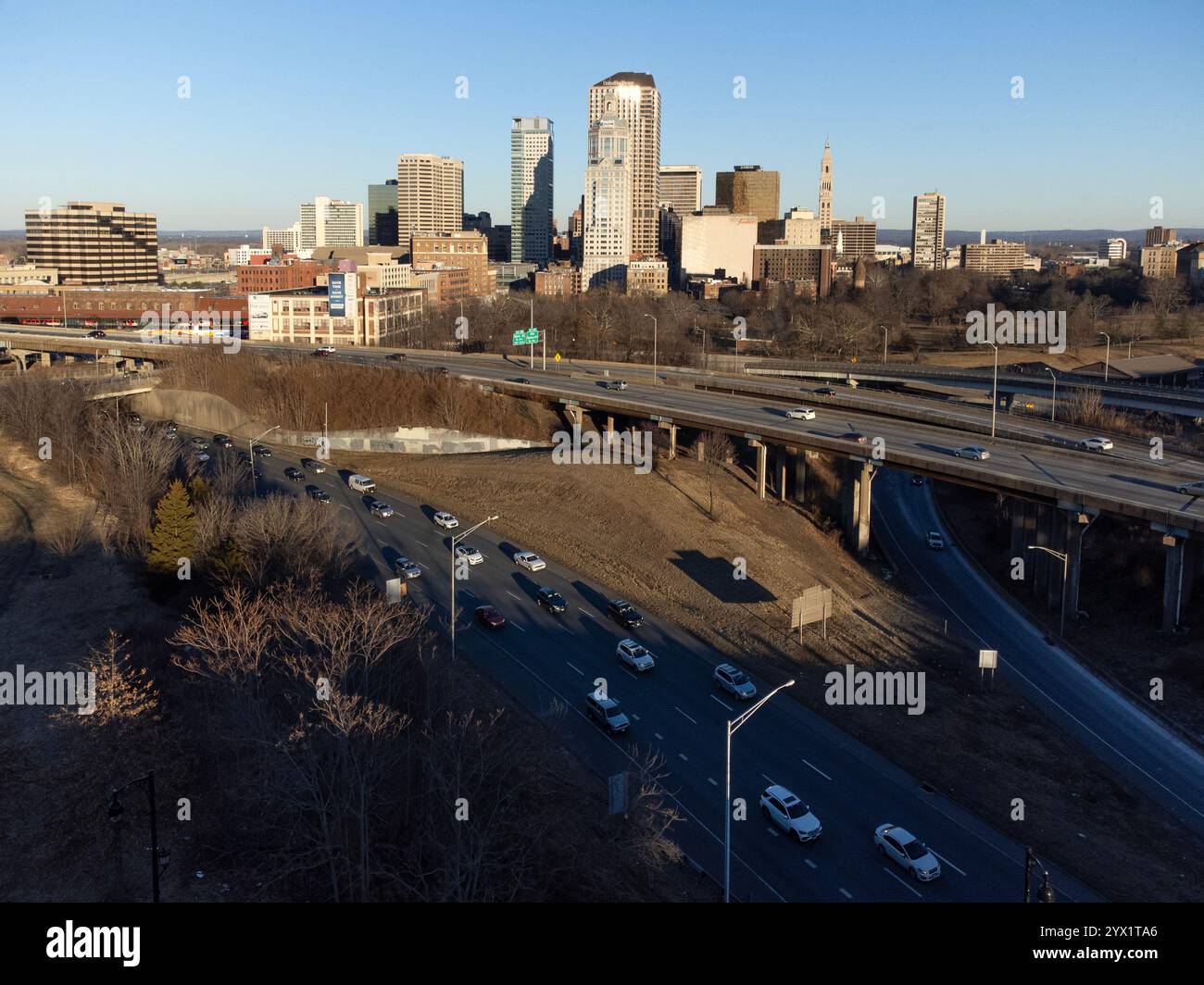Aerial view interstate 84 hi-res stock photography and images - Alamy