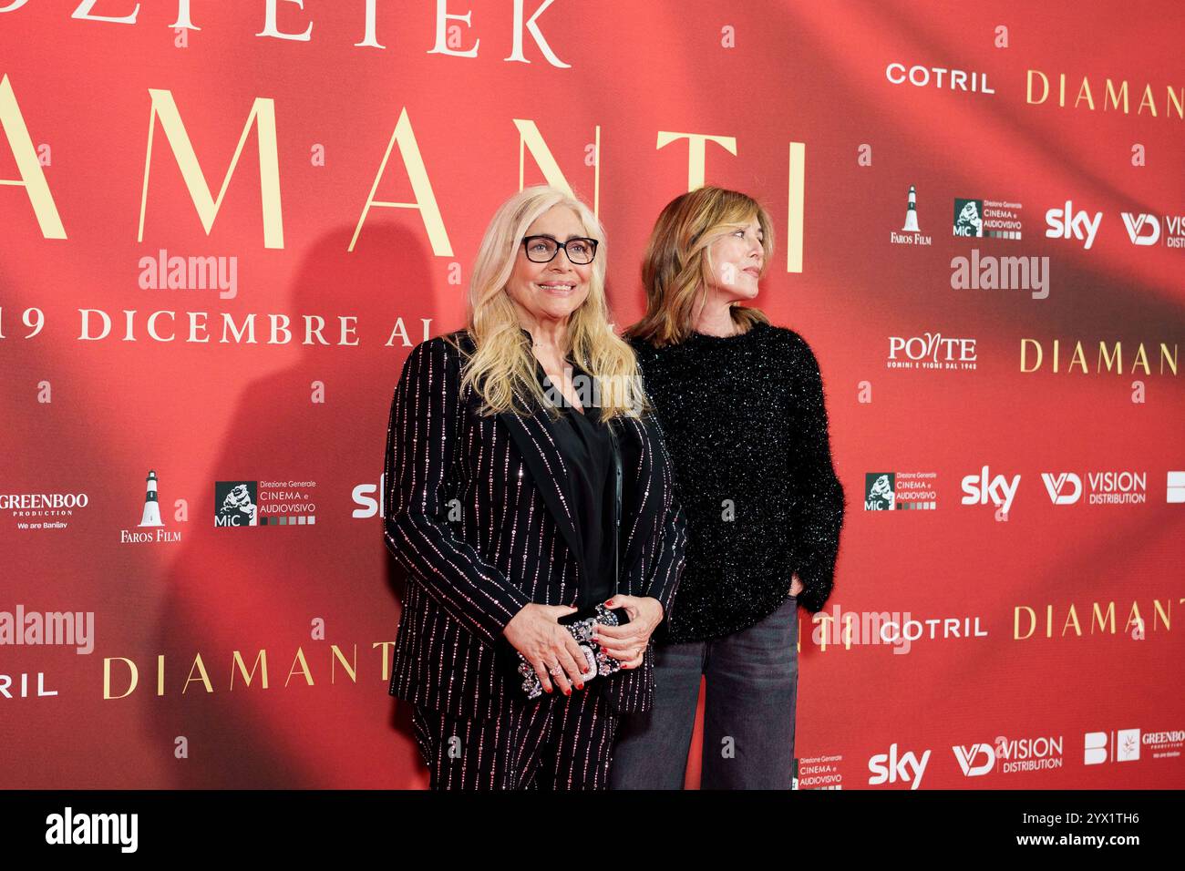 ROME, ITALY - DECEMBER 12: Mara Venier and Elisabetta Ferracini attend ...