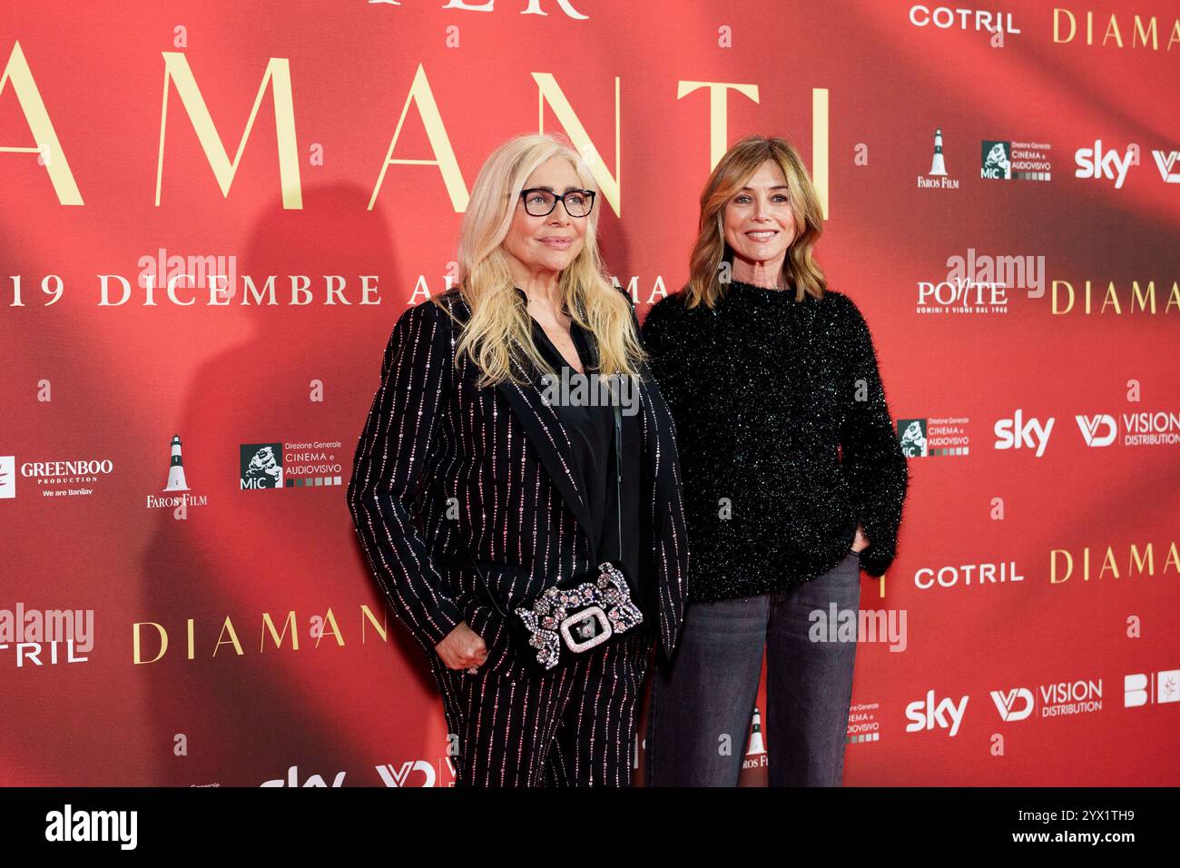 ROME, ITALY - DECEMBER 12: Mara Venier and Elisabetta Ferracini attend ...