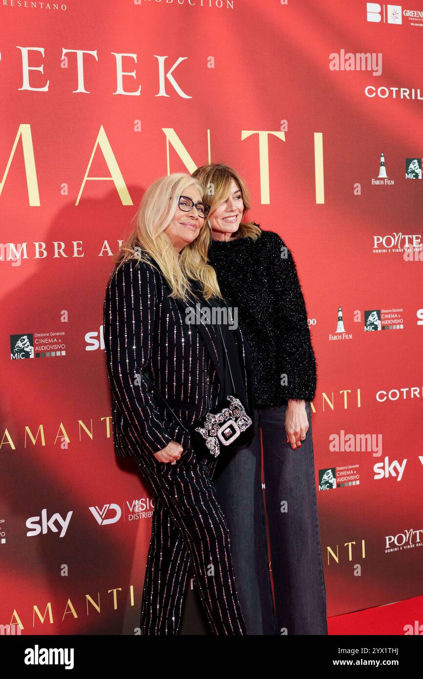 ROME, ITALY - DECEMBER 12: Mara Venier and Elisabetta Ferracini attend ...