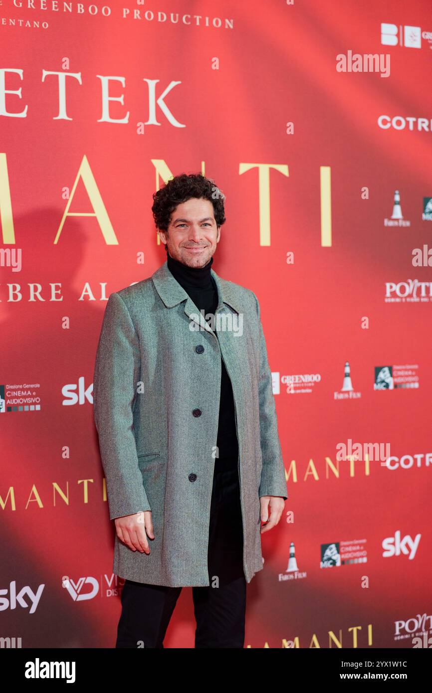 ROME, ITALY - DECEMBER 12: Valerio Moriggi attends "Diamanti" Premiere ...