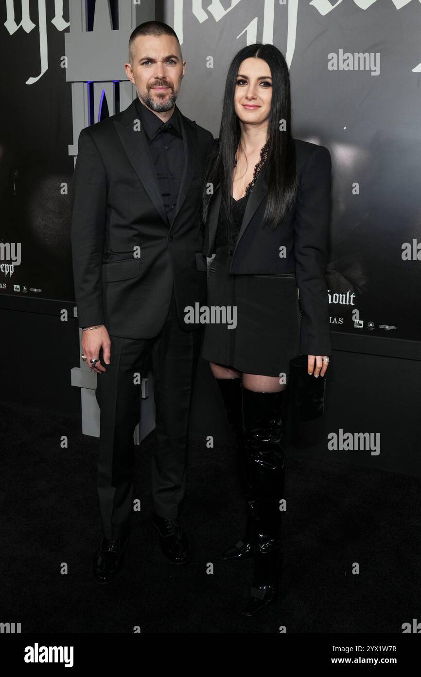 Robert Eggers, left, and Alexandra Shaker arrive at the premiere of ...