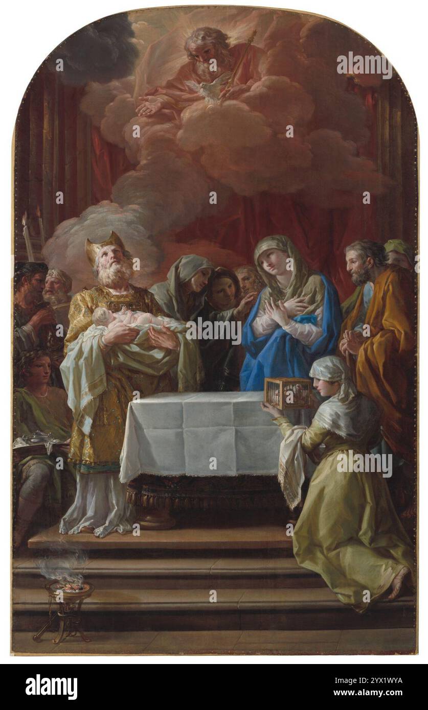 Corrado Giaquinto - The Presentation in the Temple Stock Photo - Alamy