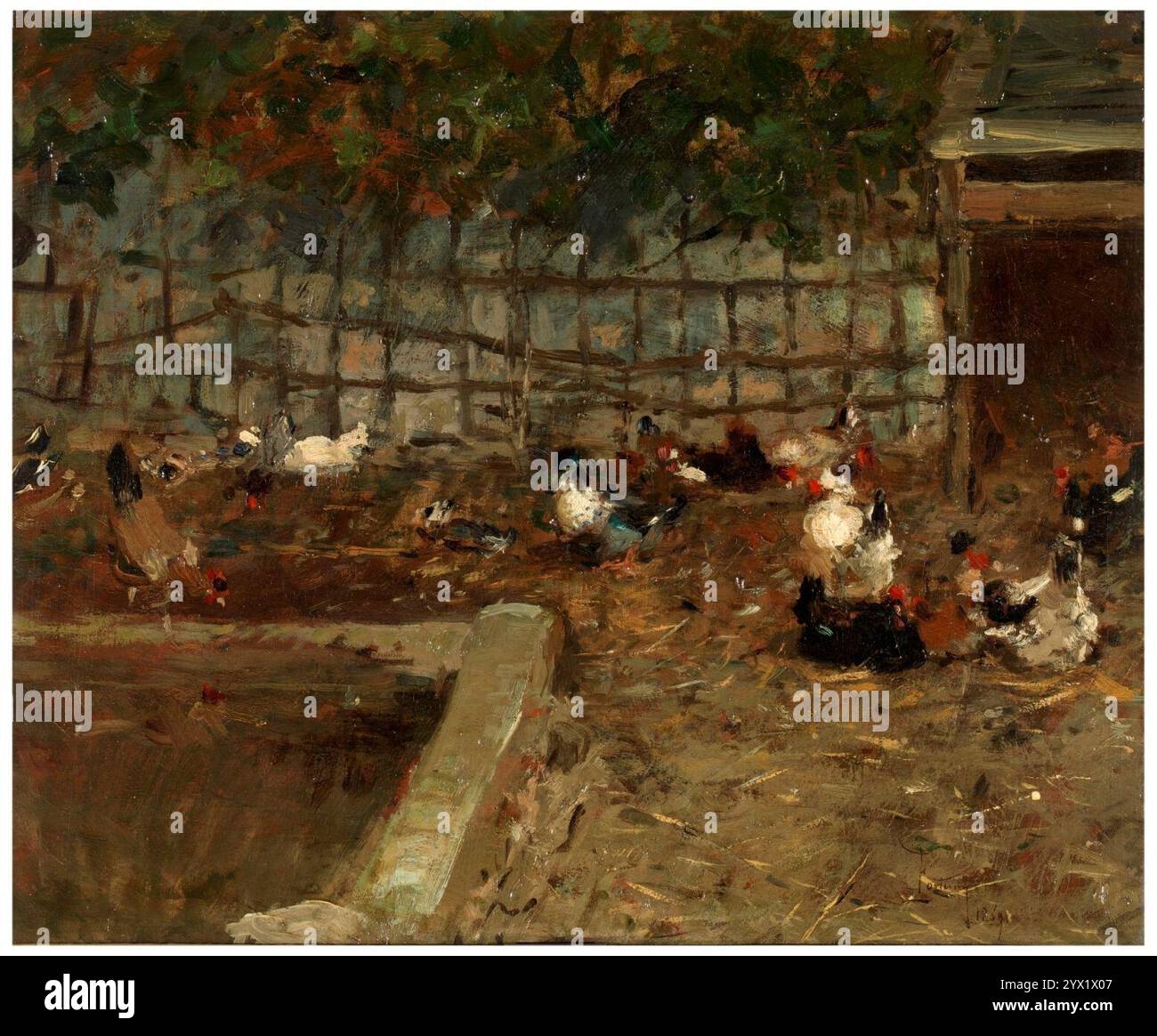 Corral de Mariano Fortuny y Marsal Stock Photo - Alamy