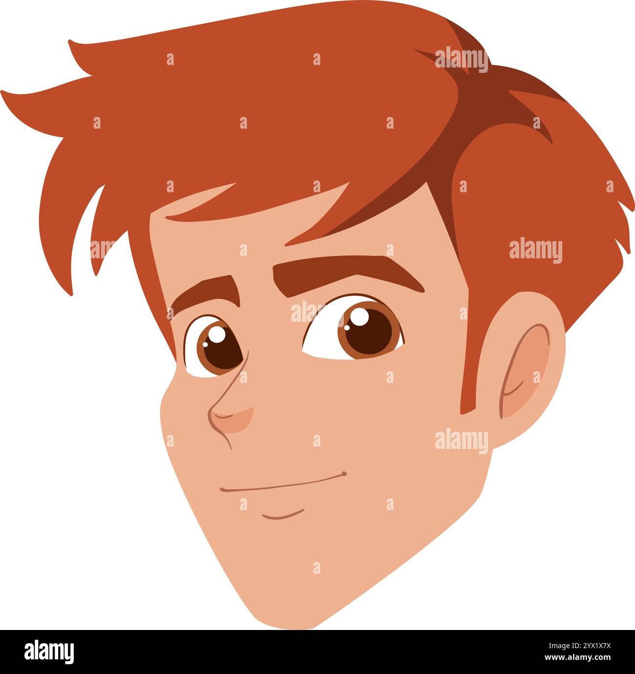Animated portrait Stock Vector Images - Alamy