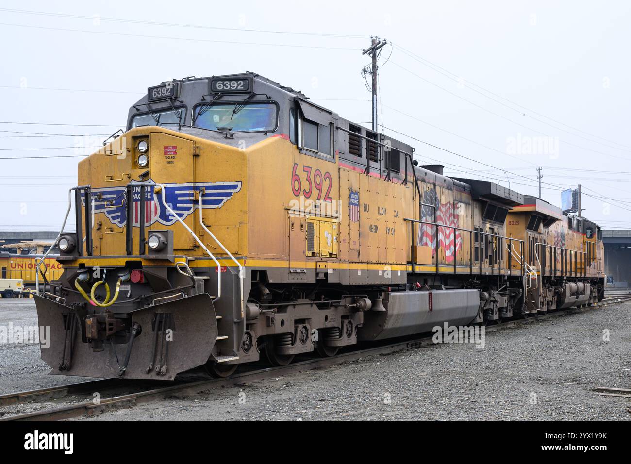 Union pacific railroad yard hi-res stock photography and images - Alamy