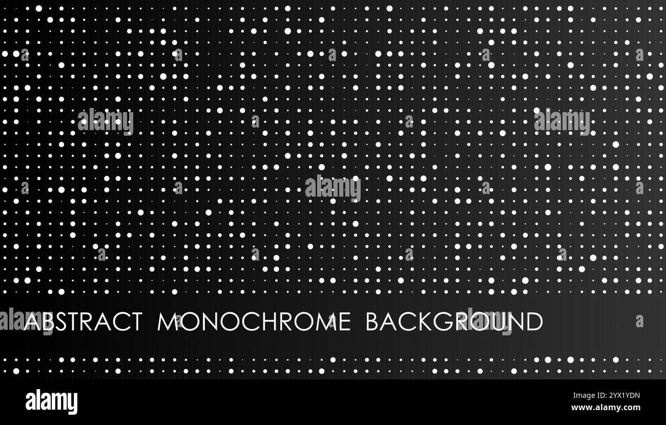 Horizontal dotted sky abstract background with quantum sparks, cover ...