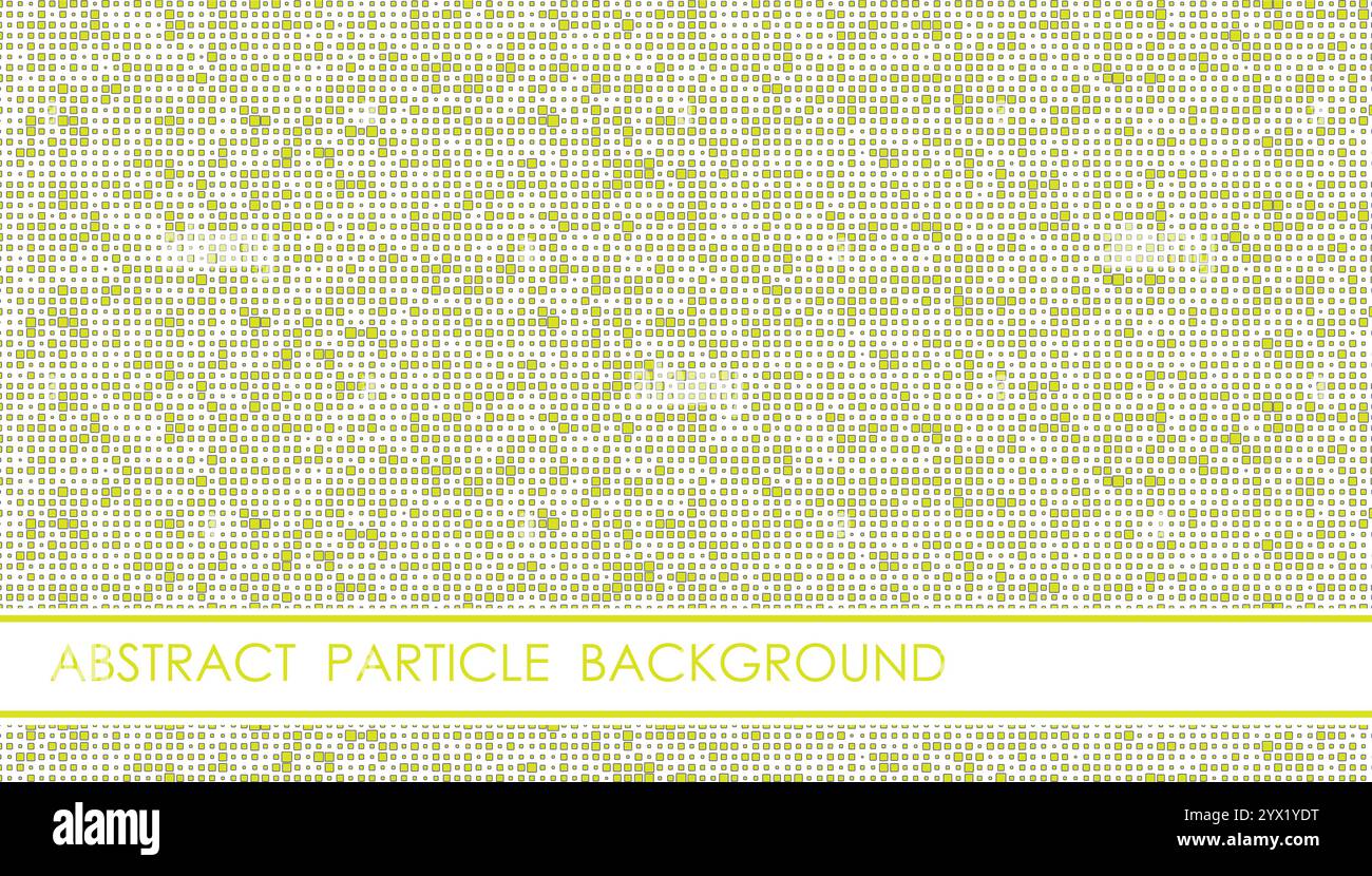 Horizontal glitter matrix abstract background with pixel squares, cover ...