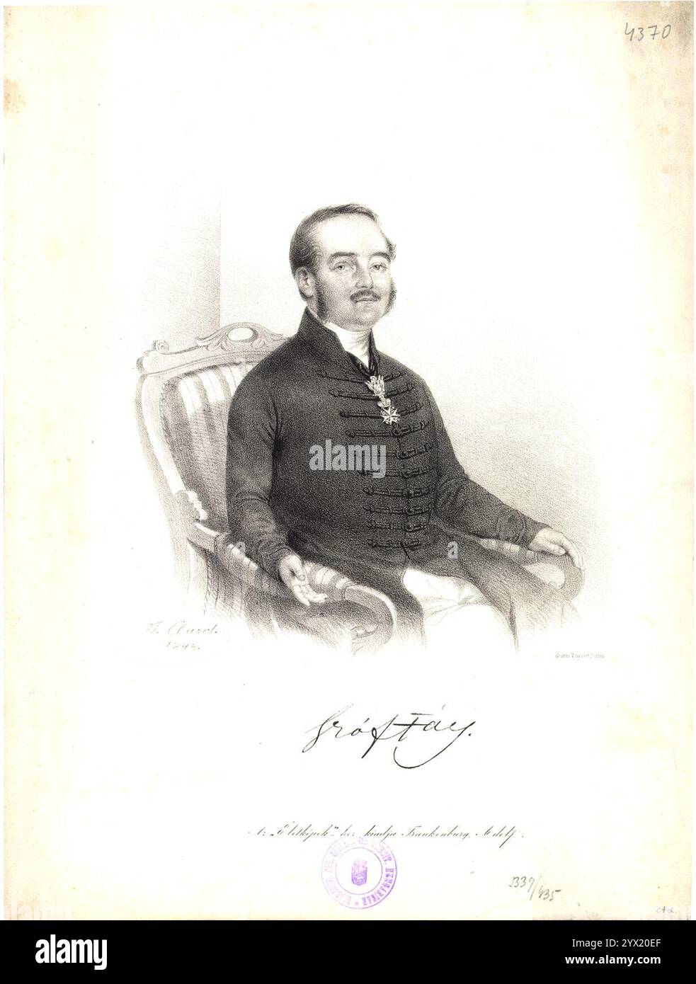 Count István (Stephan) Fáÿ Stock Photo - Alamy