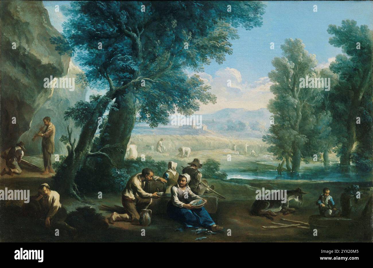 Country scene (unknown date), by Paolo Monaldi Stock Photo - Alamy