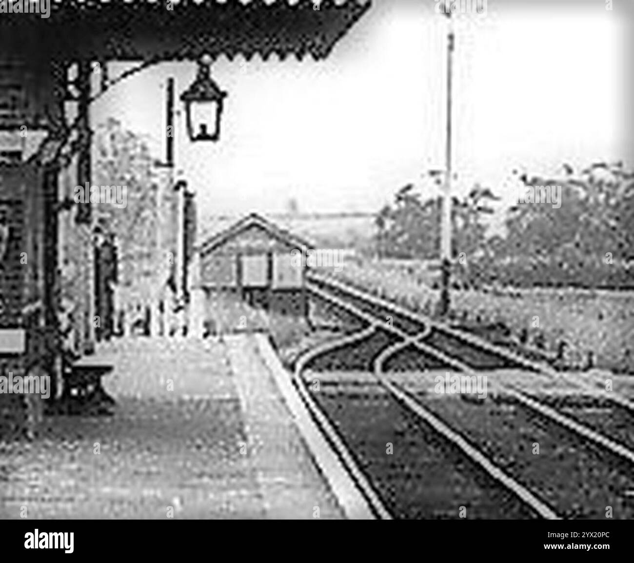 County School south signal box Stock Photo - Alamy