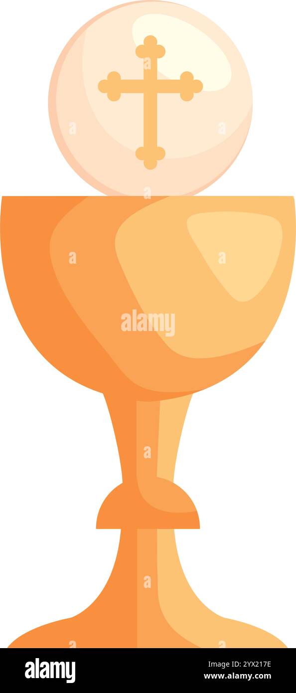 first communion chalice and host Stock Vector Image & Art - Alamy