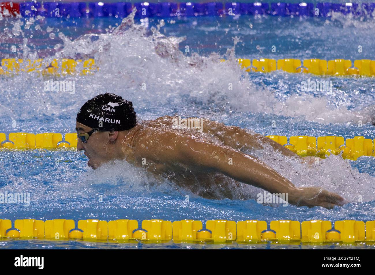 Budapest, Hungary. 12th Dec, 2024. Ilya Kharun of Canada competes ...