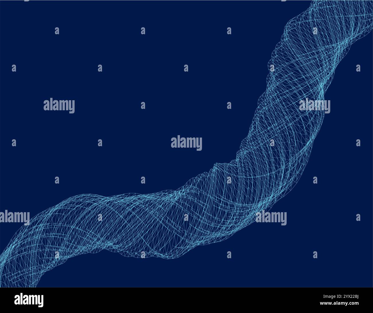 swirling abstract blue lines. Vector illustration Stock Vector Image ...