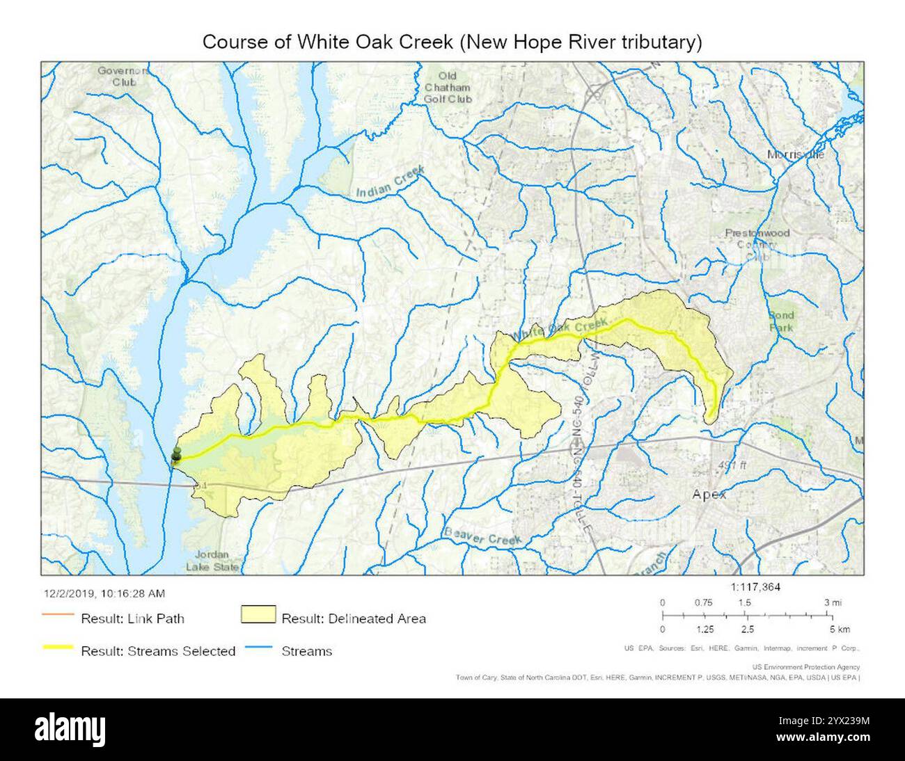 White oak creek Cut Out Stock Images & Pictures - Alamy