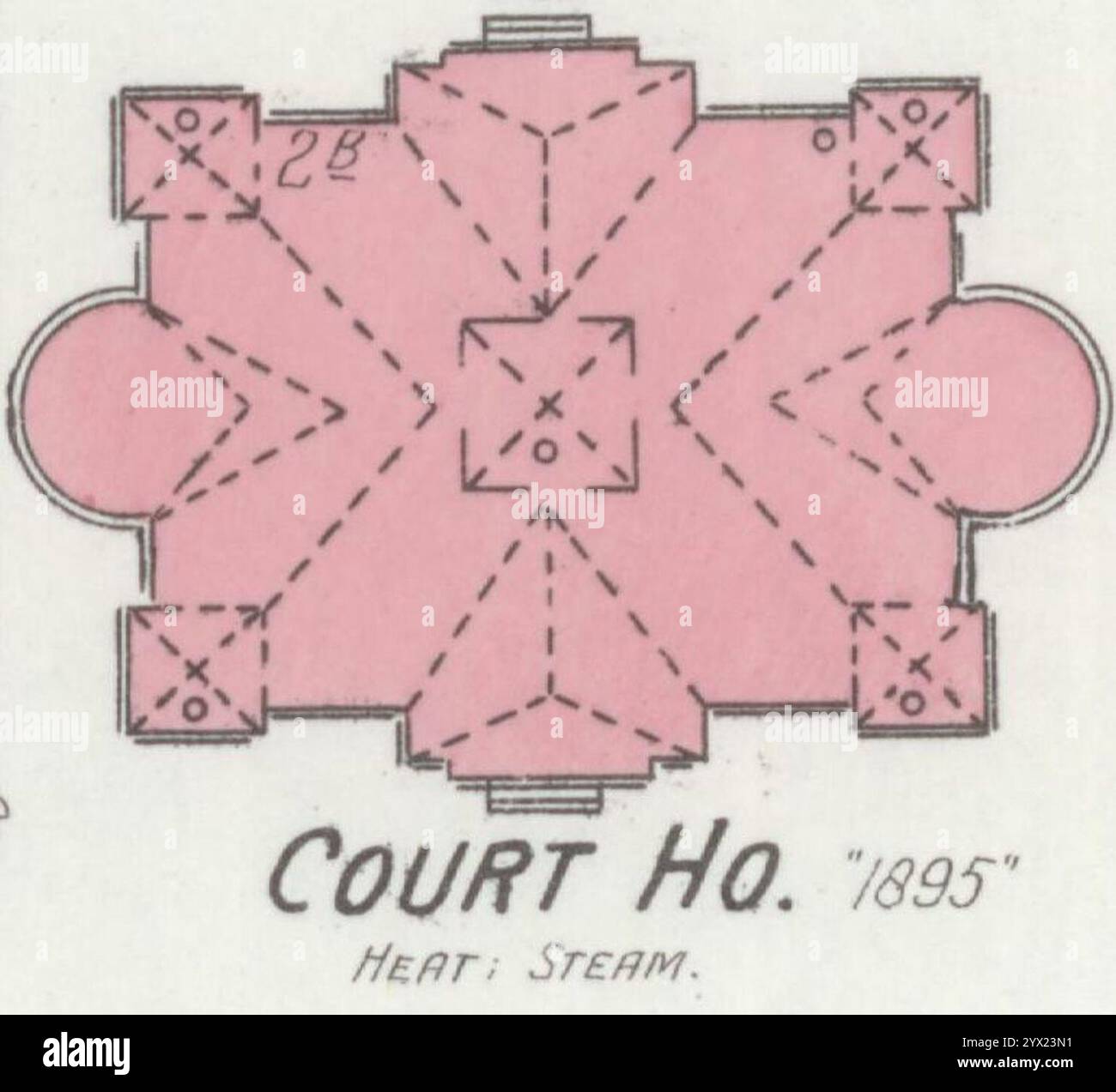 Courthouse in 1899 - from, Sanborn Fire Insurance Map from Aurora ...