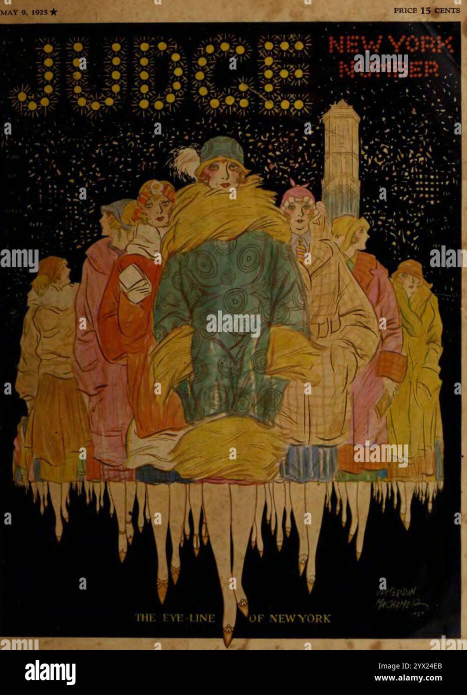 Cover, Judge magazine of May 9, 1925 ''New York Number'' - ''The Eye ...