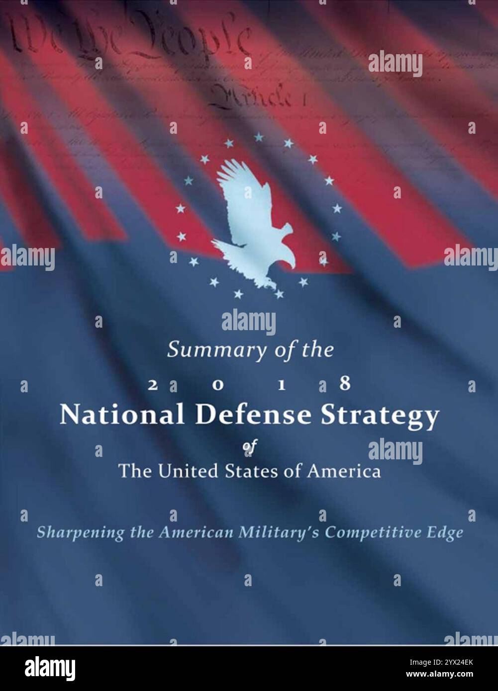 Cover of the 2018 Summary of the National Defense Strategy Stock Photo ...