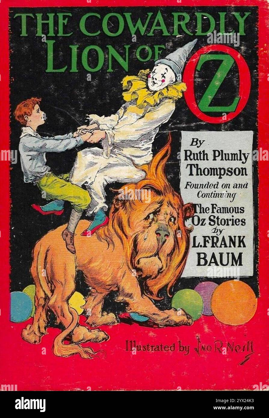 Cowardly lion cover Stock Photo - Alamy