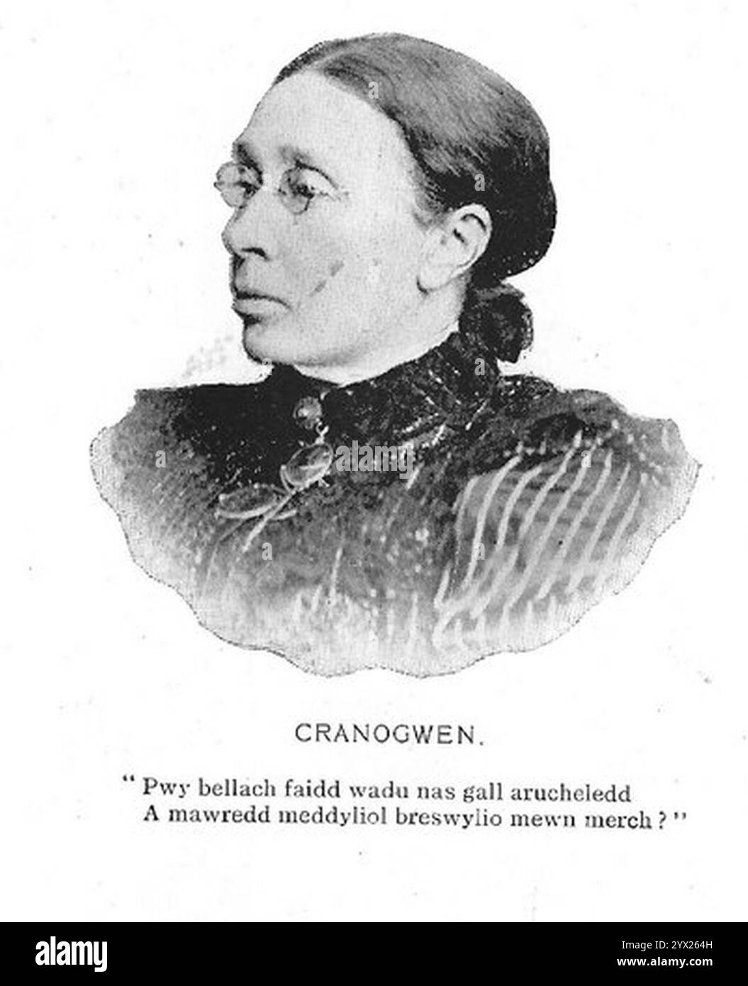 Cranogwen o Ganiadau Buddug Stock Photo - Alamy