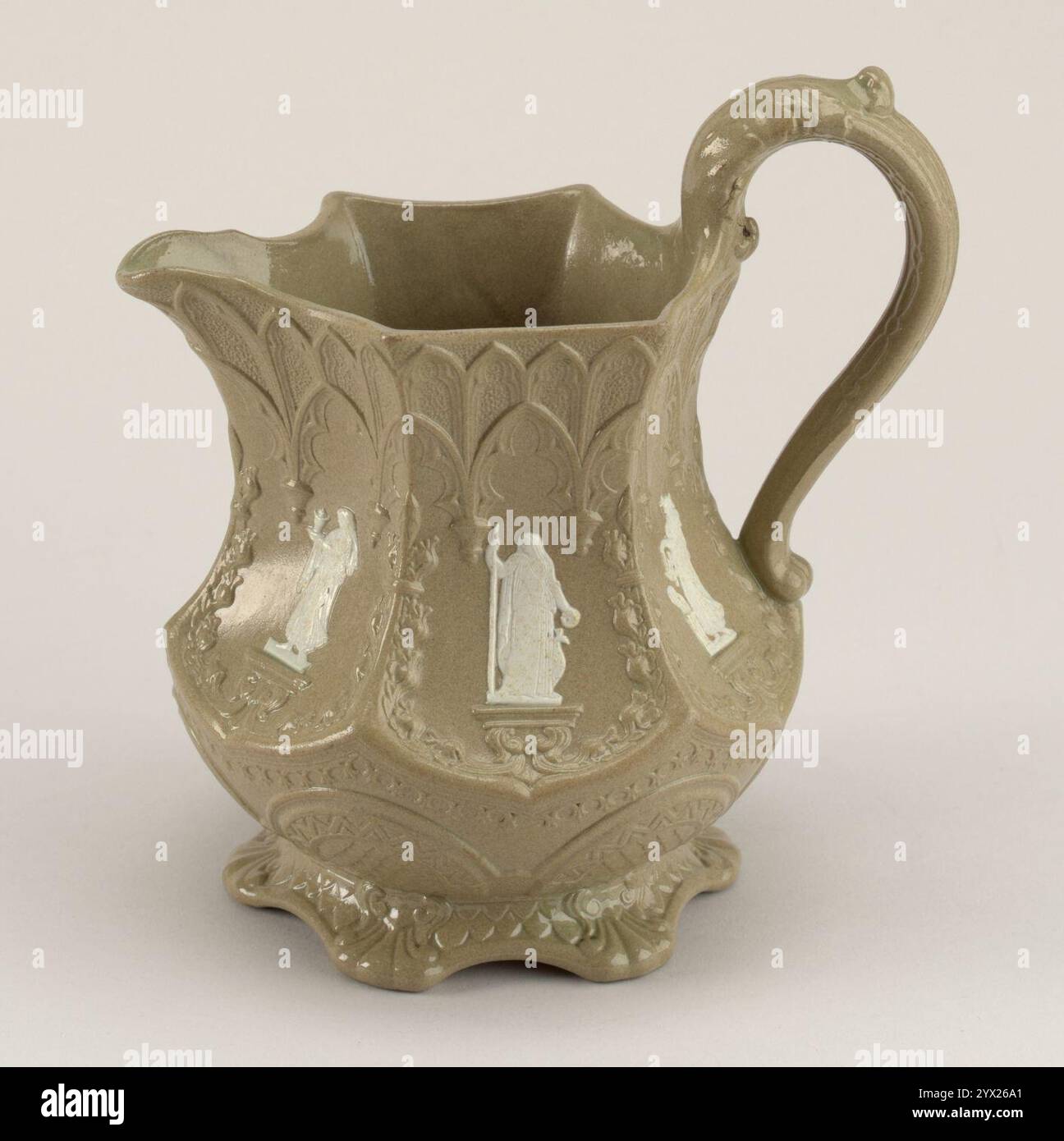 Cream Pitcher (England), 19th century (cropped Stock Photo - Alamy