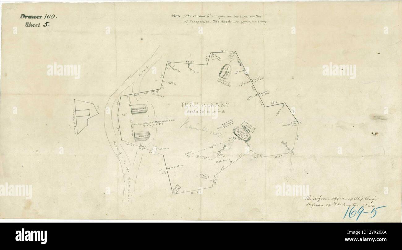 Crest line of Fort Albany Stock Photo - Alamy