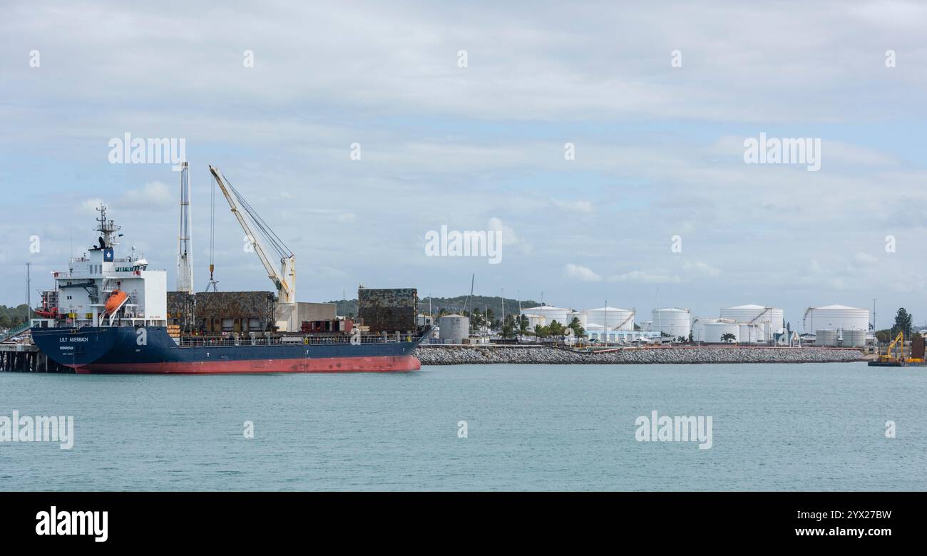 The industrial side of Mackay Harbour, Queensland, Australia Stock ...