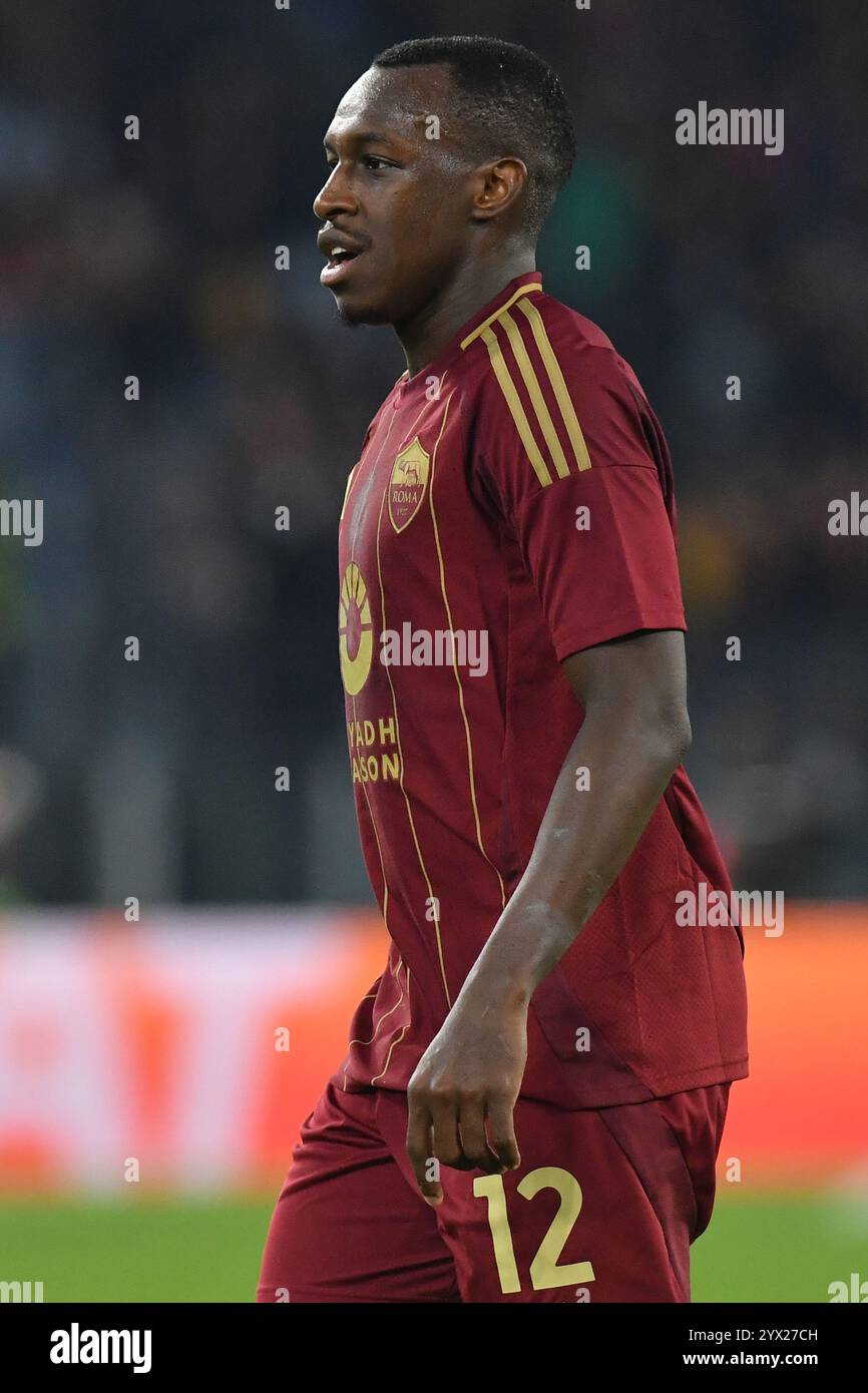 Rome, Italy. 12th Dec, 2024. Saud Abdulhamid of AS Roma seen during the ...