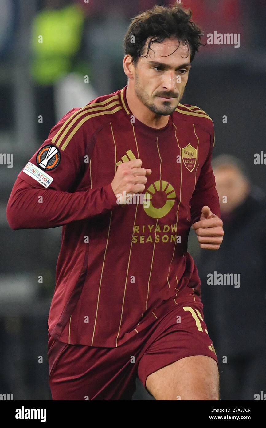 Rome, Italy. 12th Dec, 2024. Mats Hummels of AS Roma seen during the ...