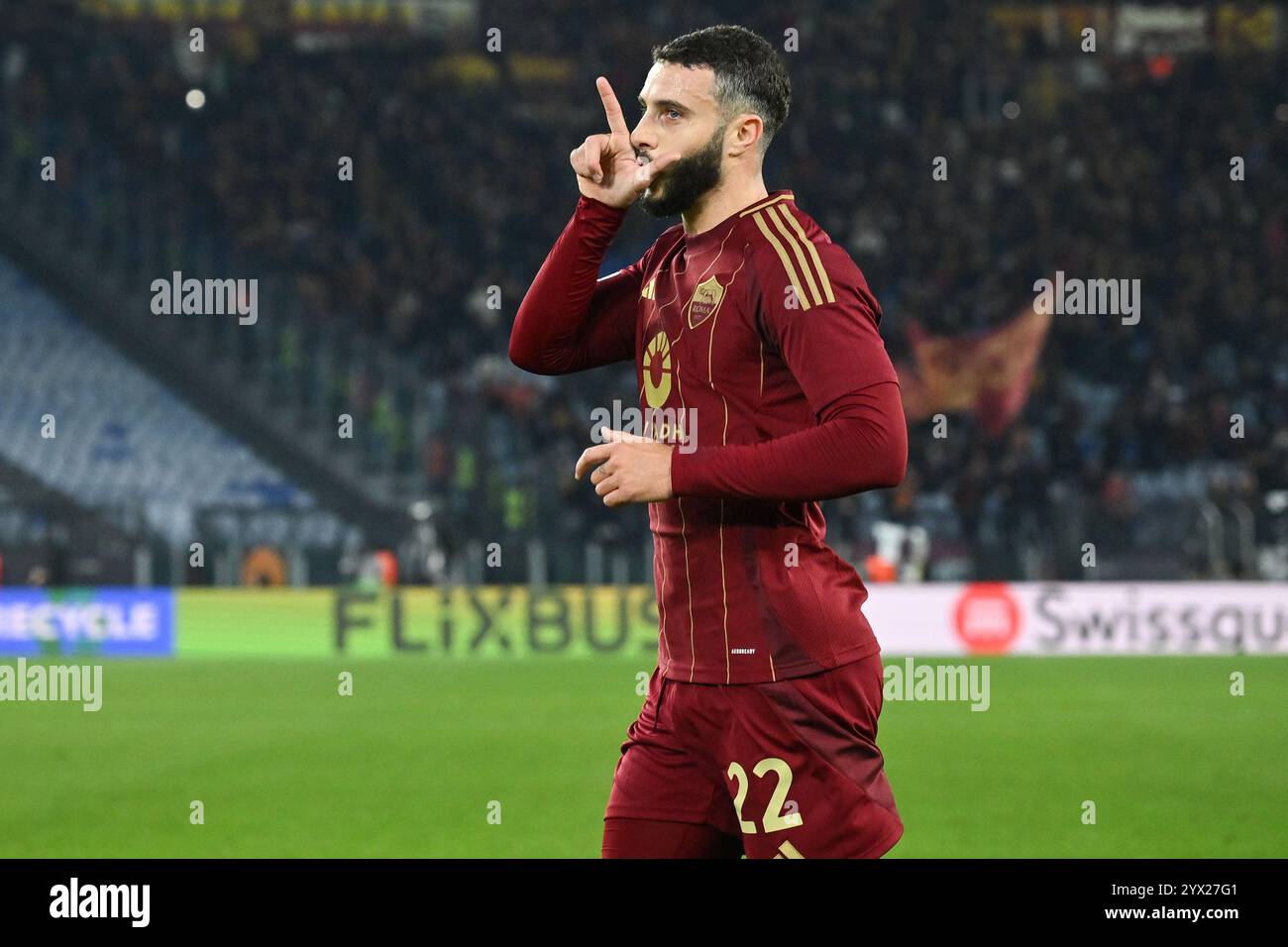 Rome, Italy. 12th Dec, 2024. Mario Hermoso of AS Roma seen during the ...