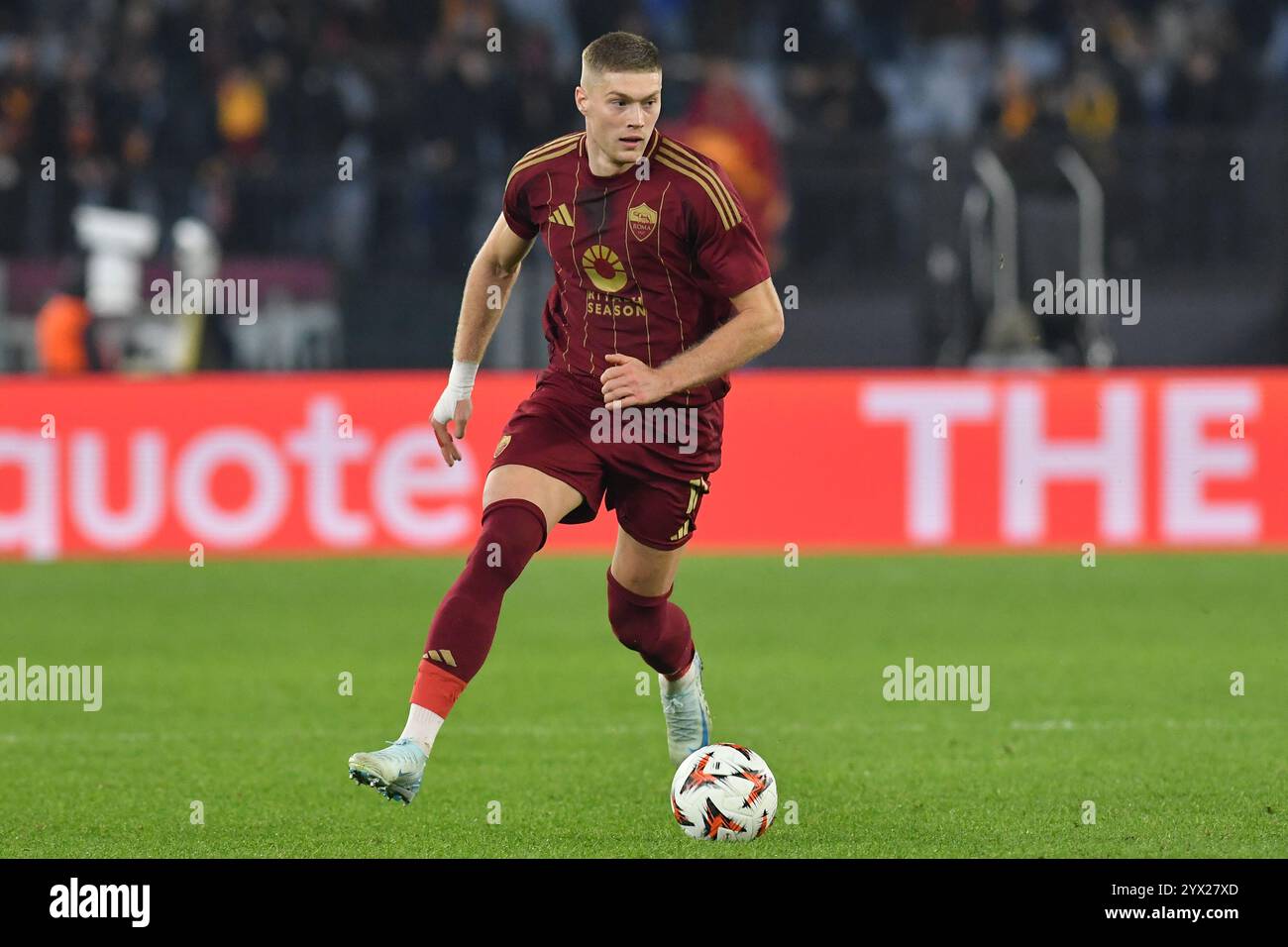Rome, Italy. 12th Dec, 2024. Artem Dovbyk of AS Roma seen in action ...