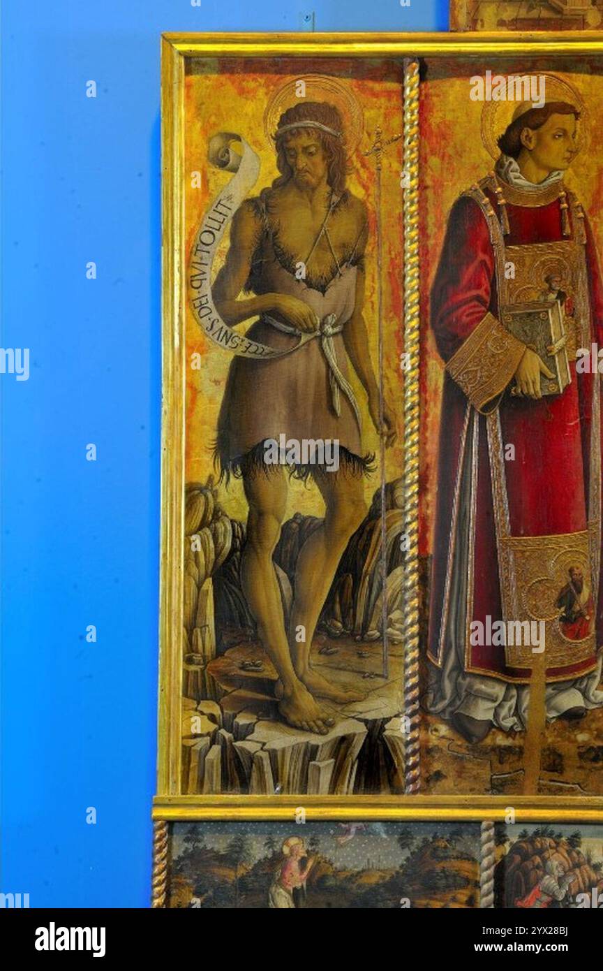 Crivelli Carlo (1468), San Giovanni Battista Stock Photo - Alamy