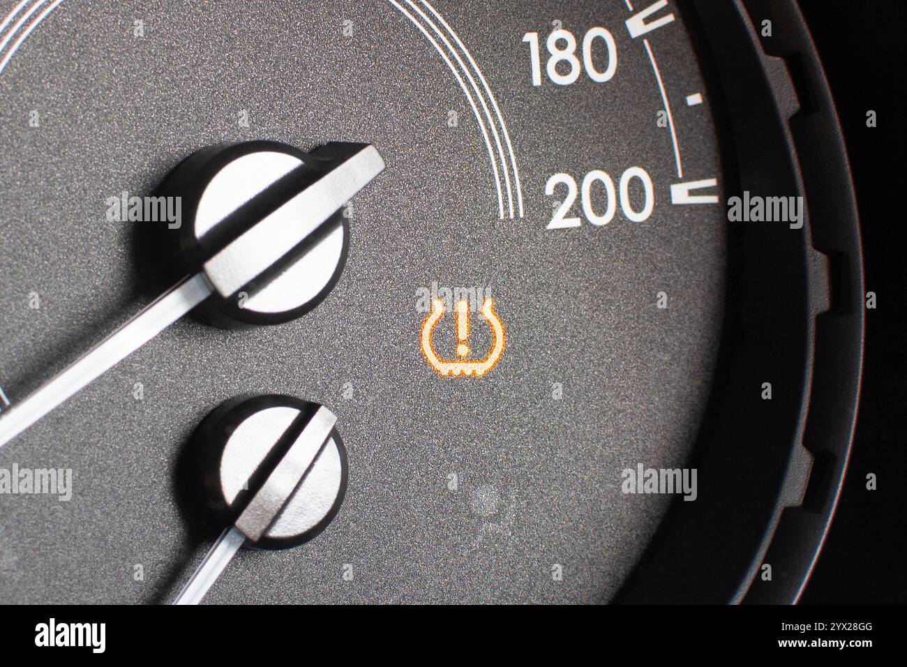 Tire pressure warning light on car dashboard , Automotive repair ...