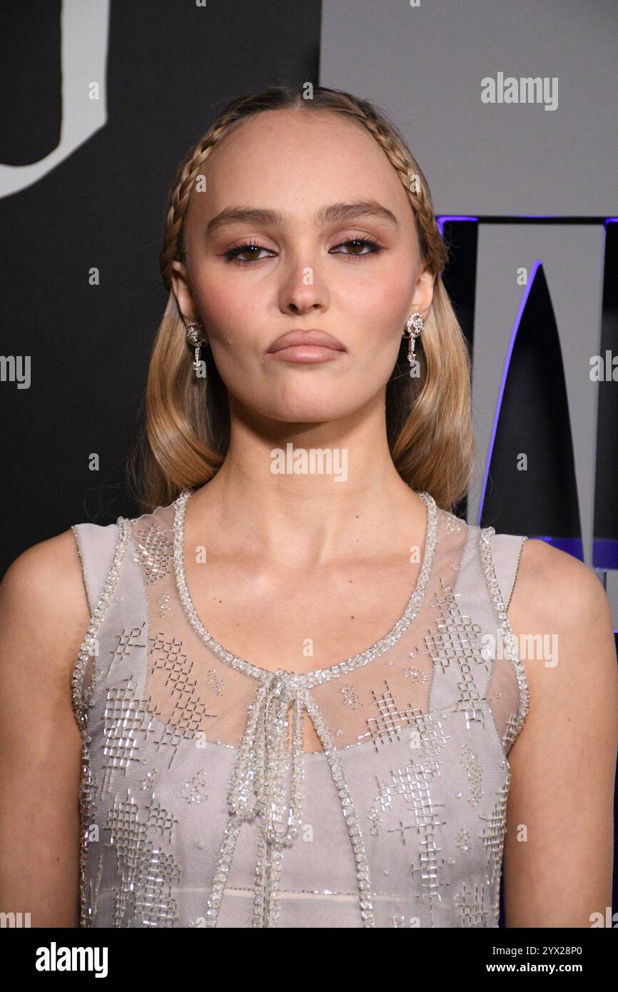 Hollywood, California, USA 12th December 2024 Actress Lily-Rose Depp ...