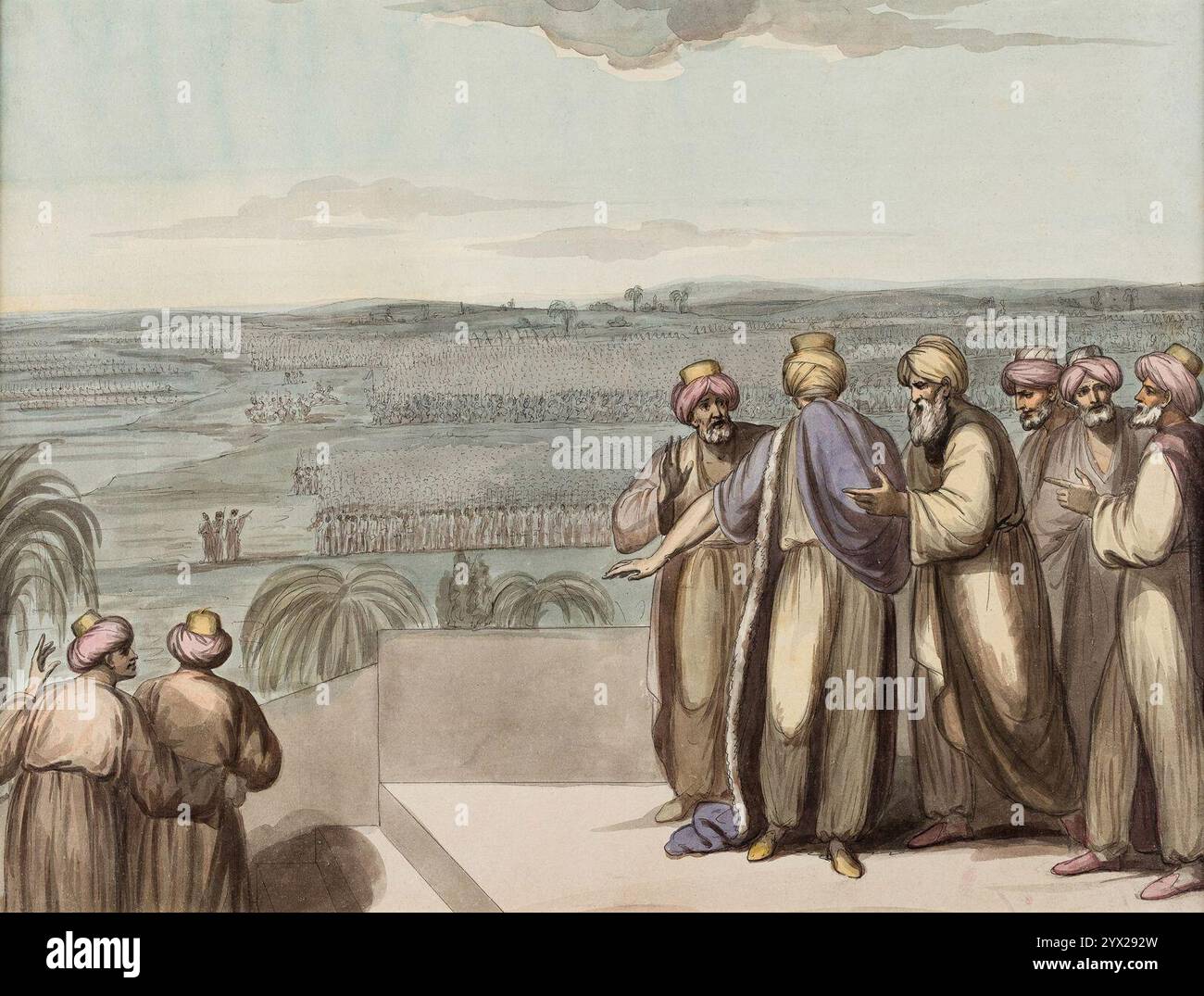 Crossing the Hellespont - Samuel Woodforde Stock Photo - Alamy