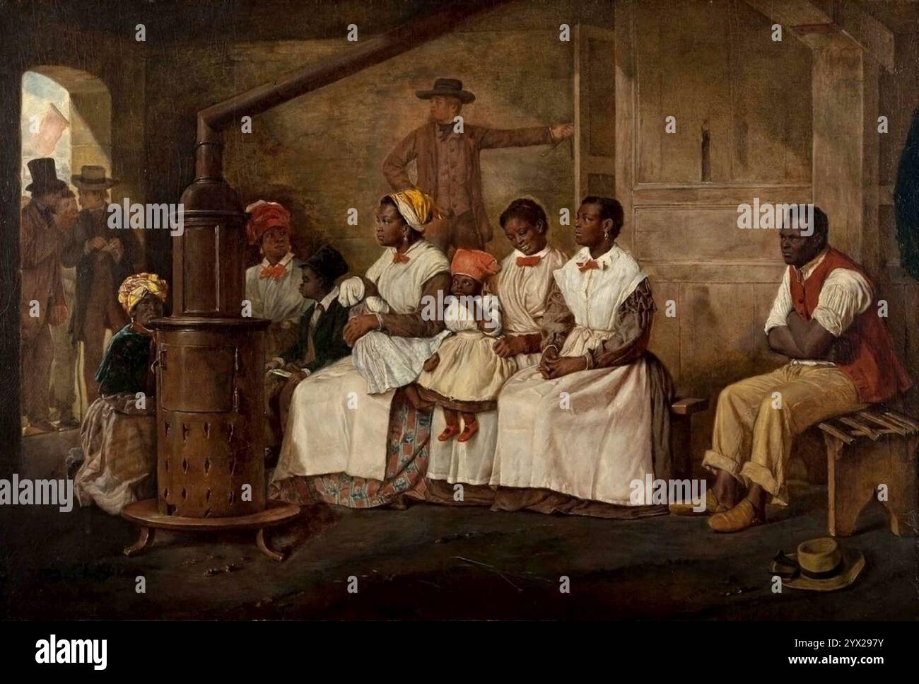 Crowe-Slaves Waiting for Sale - Richmond, Virginia Stock Photo - Alamy