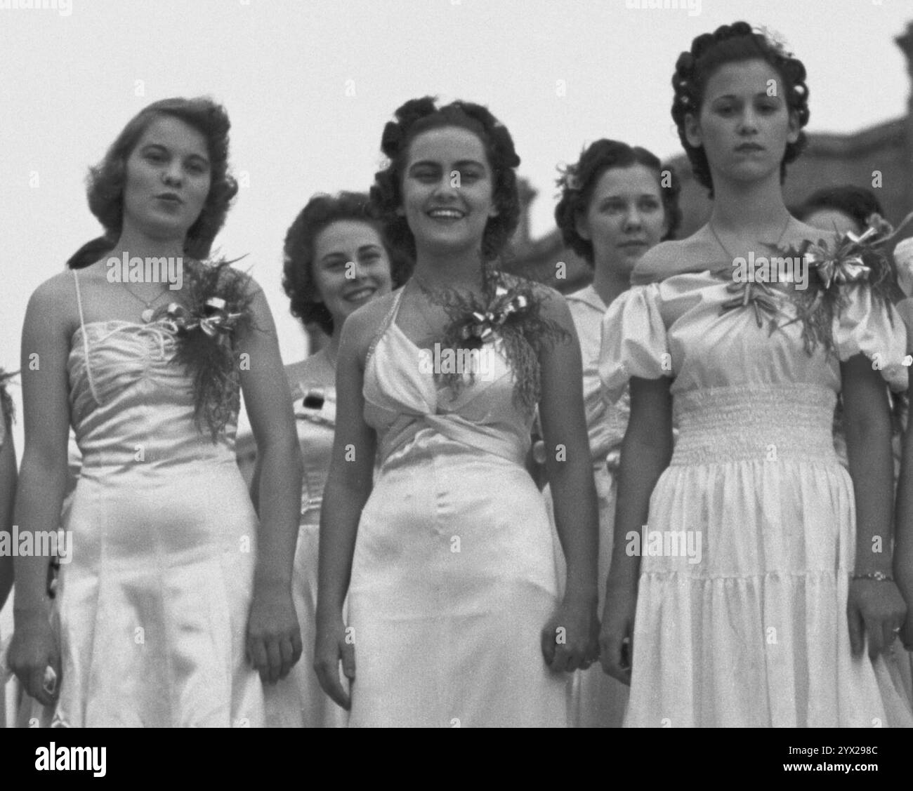 Crowley Rice Queen Contestants 1938 Lee (cropped Stock Photo - Alamy