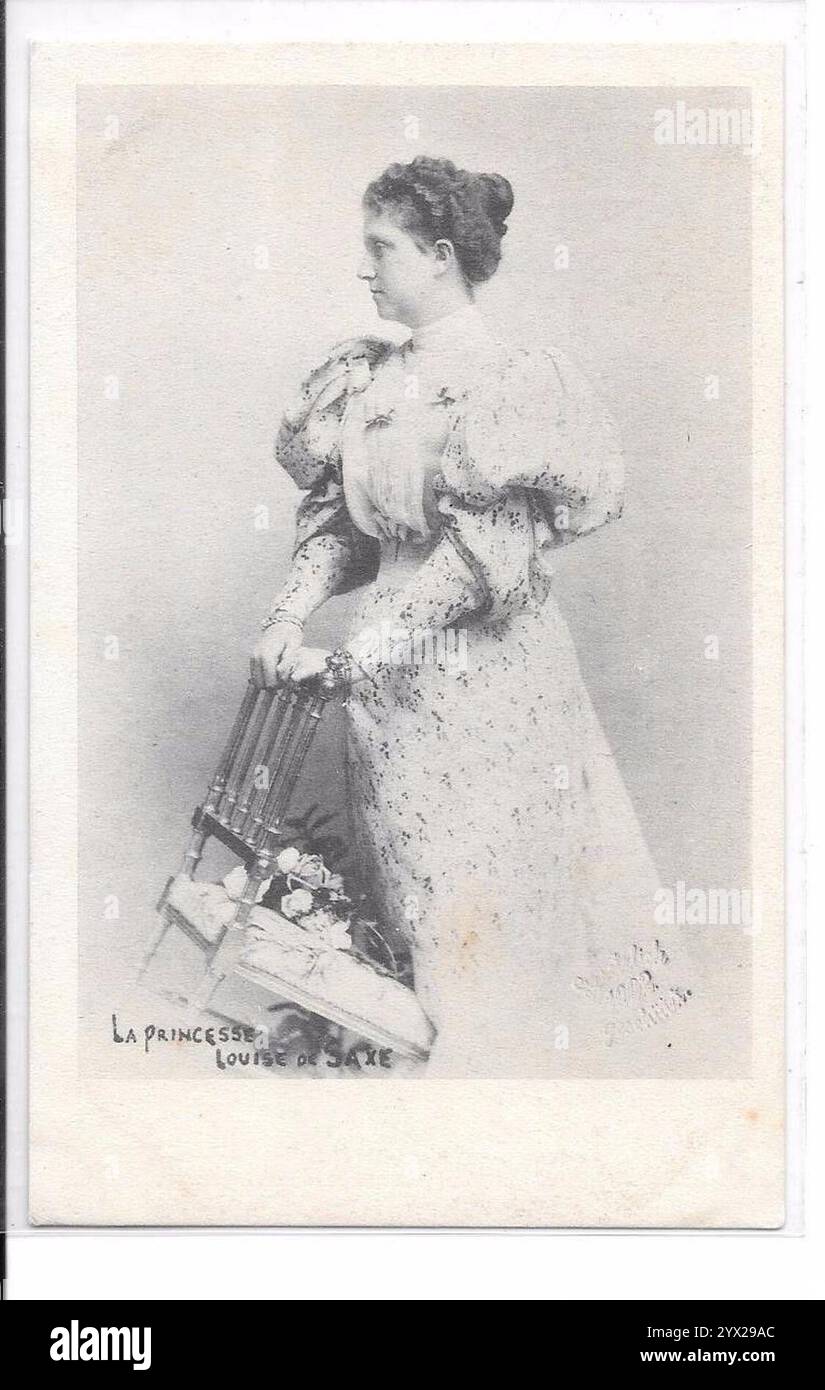 Crown Princess Louise of Saxony Stock Photo - Alamy