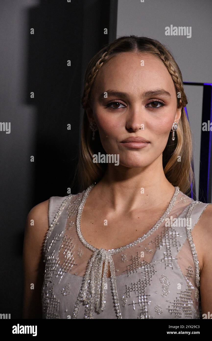 Hollywood, California, USA 12th December 2024 Actress Lily-Rose Depp ...