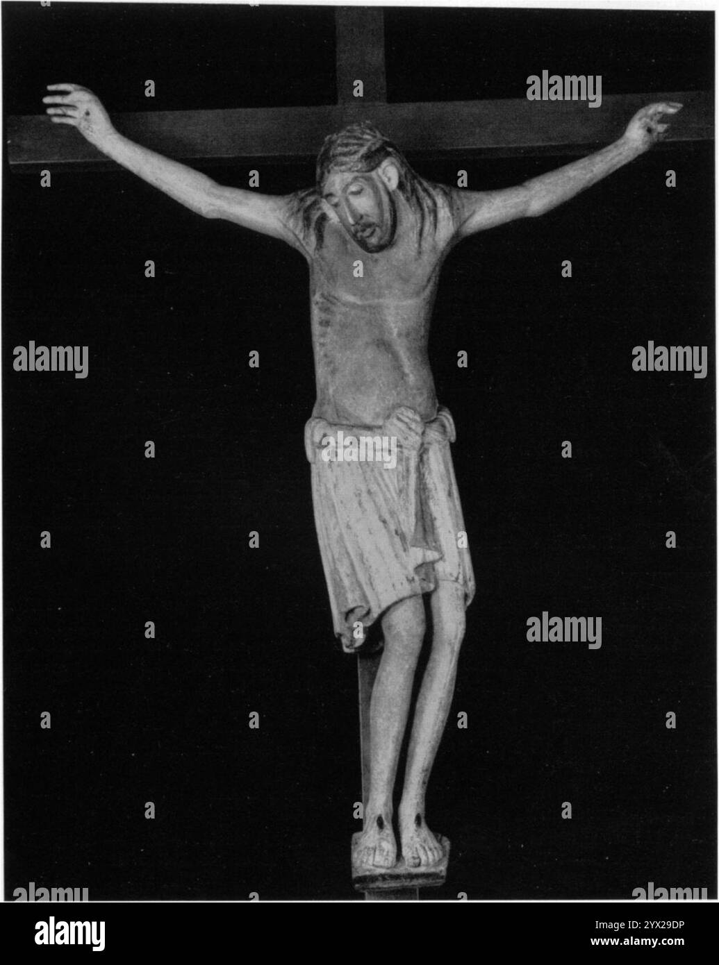 Crucified Christ, diocese of Salzburg, early 11th c Stock Photo - Alamy