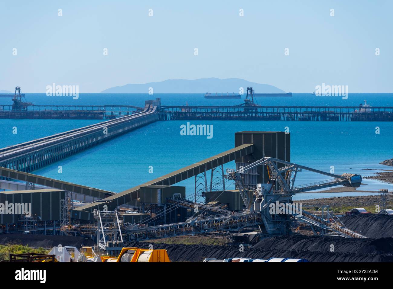 Two coal terminals at the port, Hay Point Coal Terminal (HPCT) and ...