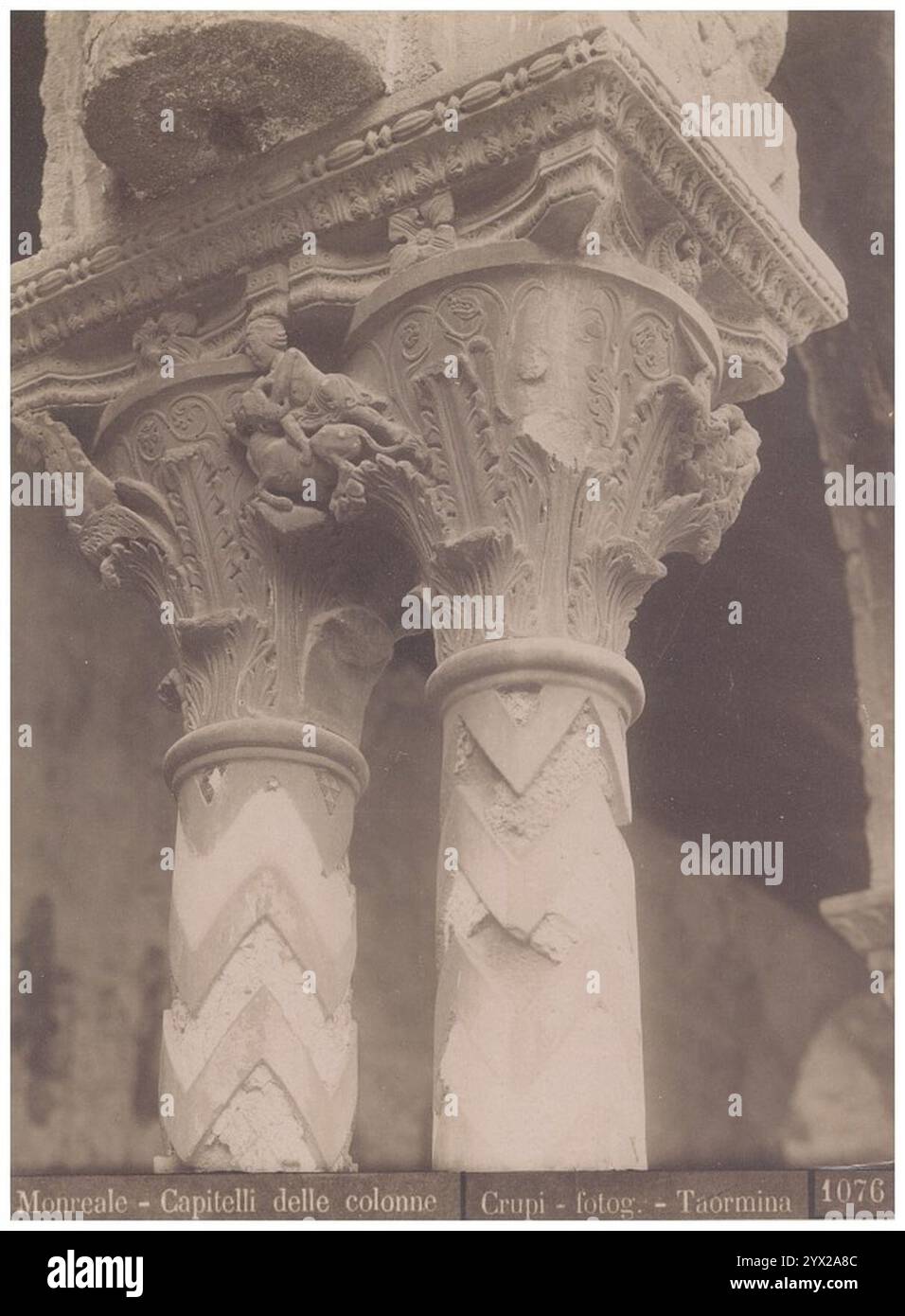 Crupi, Giovanni (1861-1925) - n. 1076 - Monreale - Capitelli delle ...