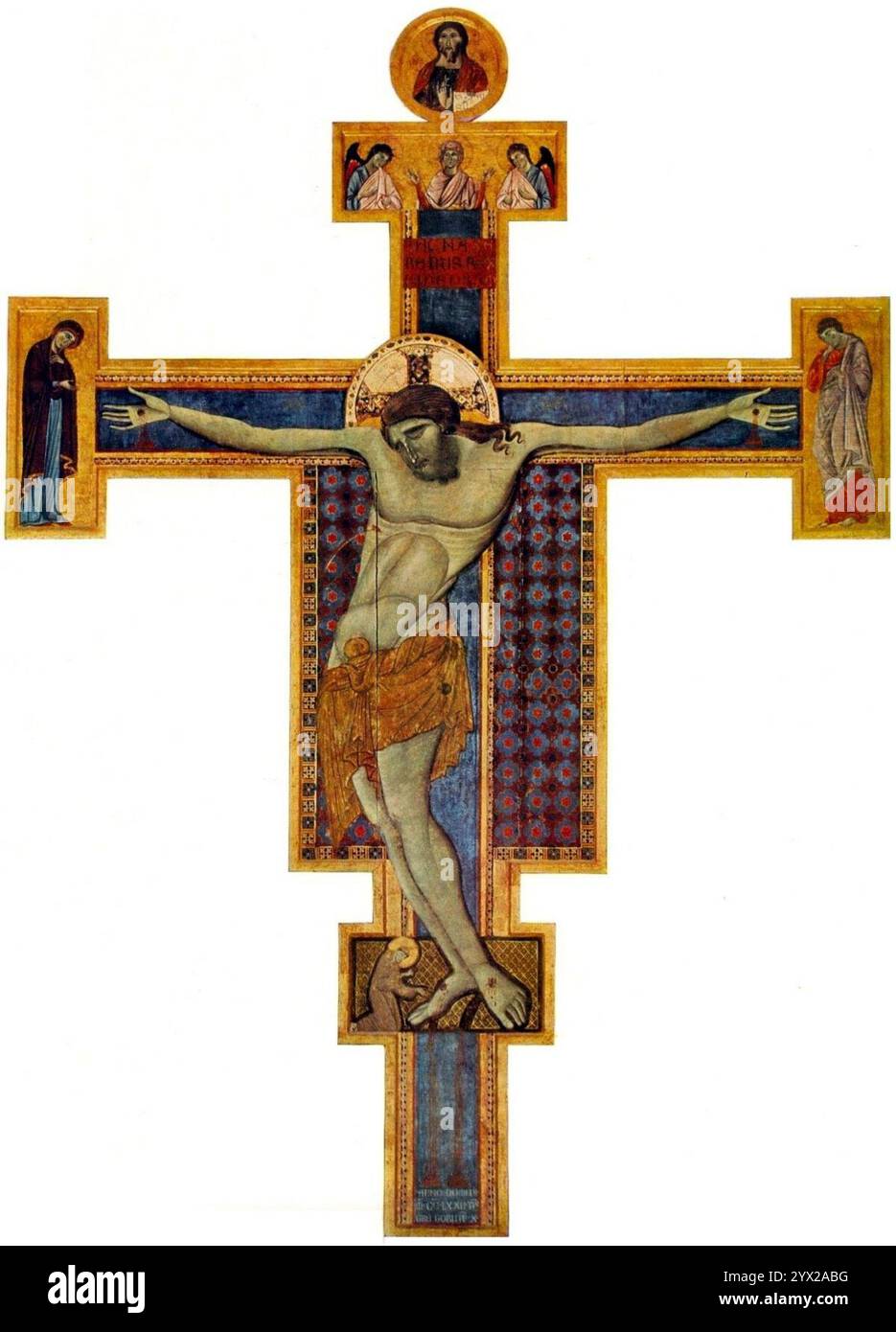 Crusifix Maestro di San Francesco. Perugia Stock Photo - Alamy