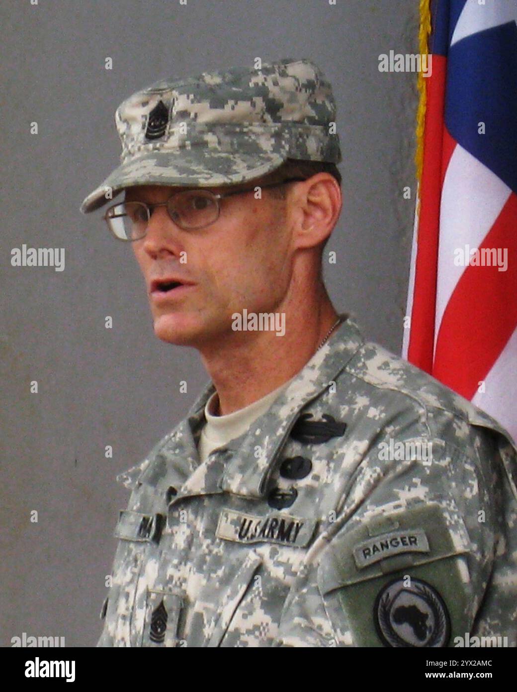 CSM Mark S. Ripka (cropped Stock Photo - Alamy