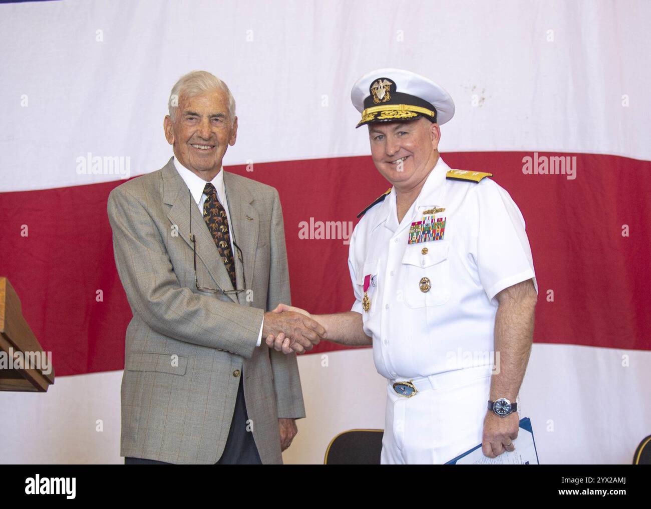 CSG-1 Conducts Change of Command Stock Photo - Alamy