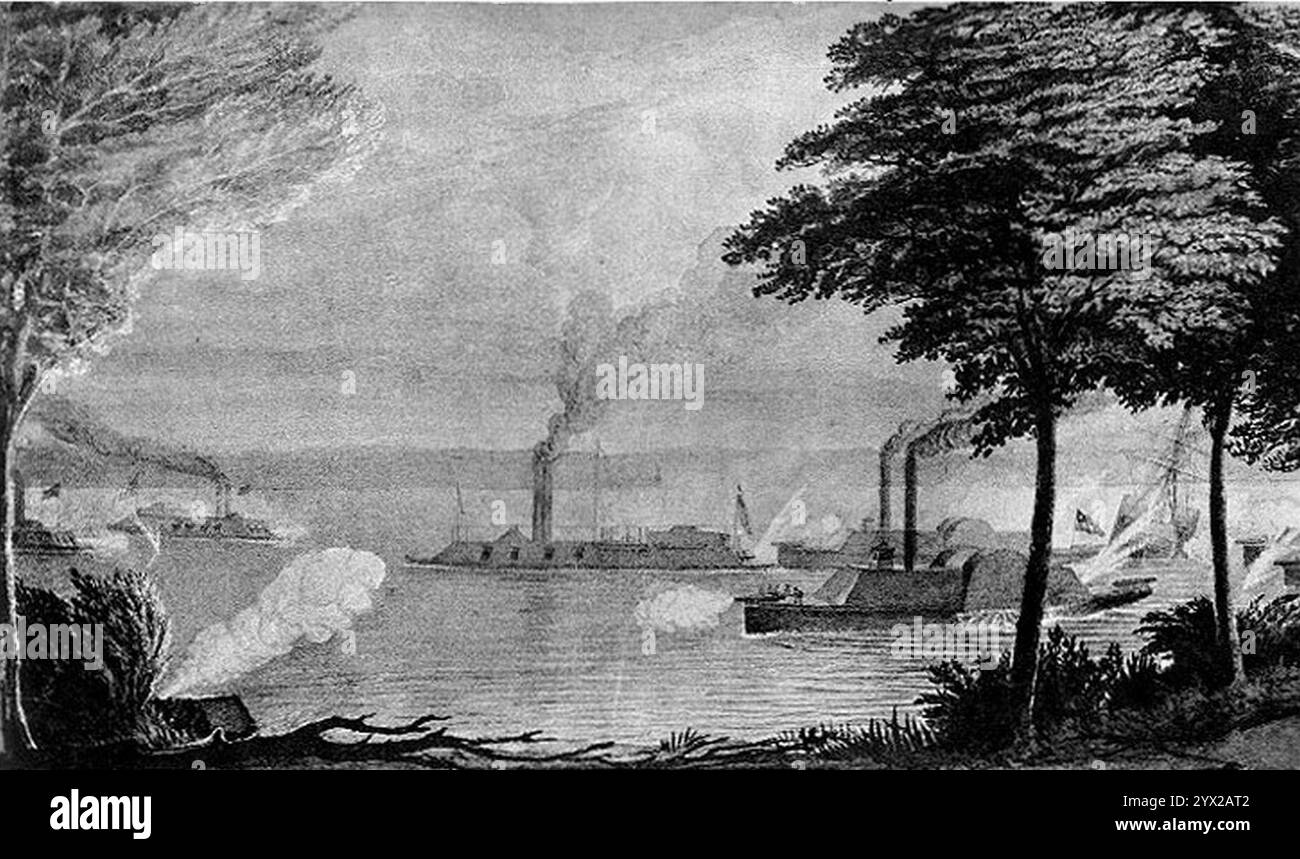 CSS General Bragg at Fort PIllow Stock Photo - Alamy