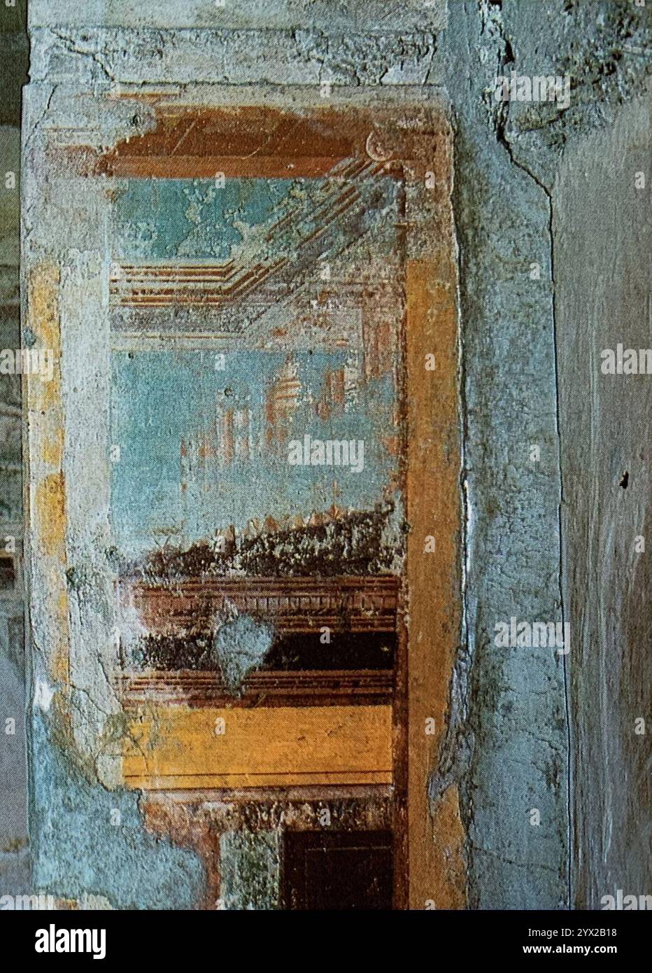 Cubiculum 46 north wall right House of the Labyrinth Pompeii Stock ...