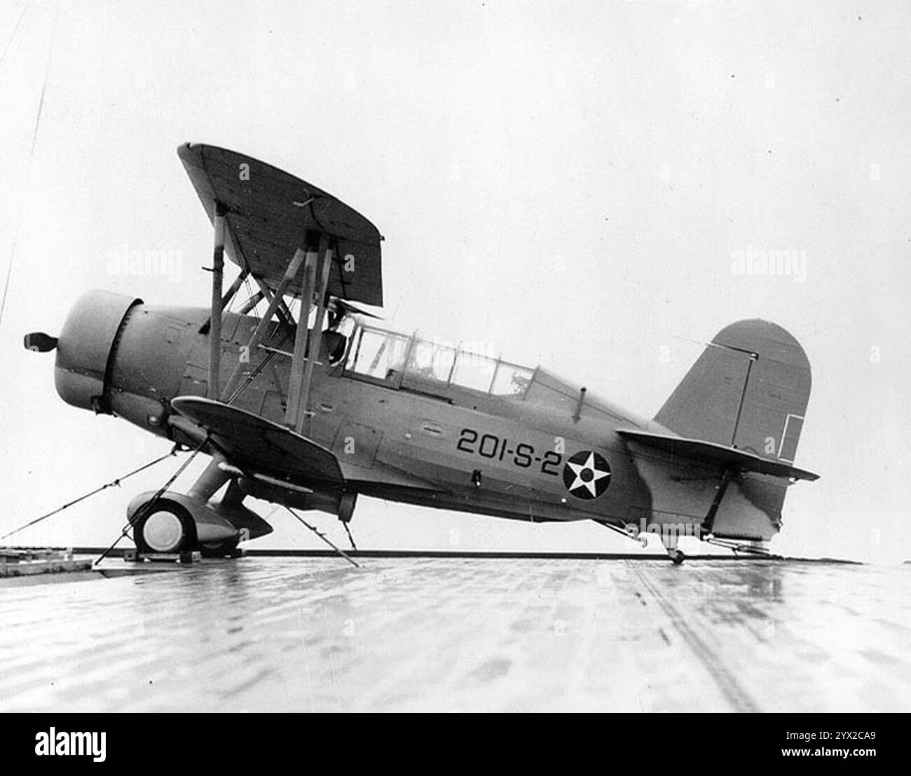 Curtiss SOC-3A Seagull of VS-201 aboard USS Long Island (AVG-1) on 16 ...